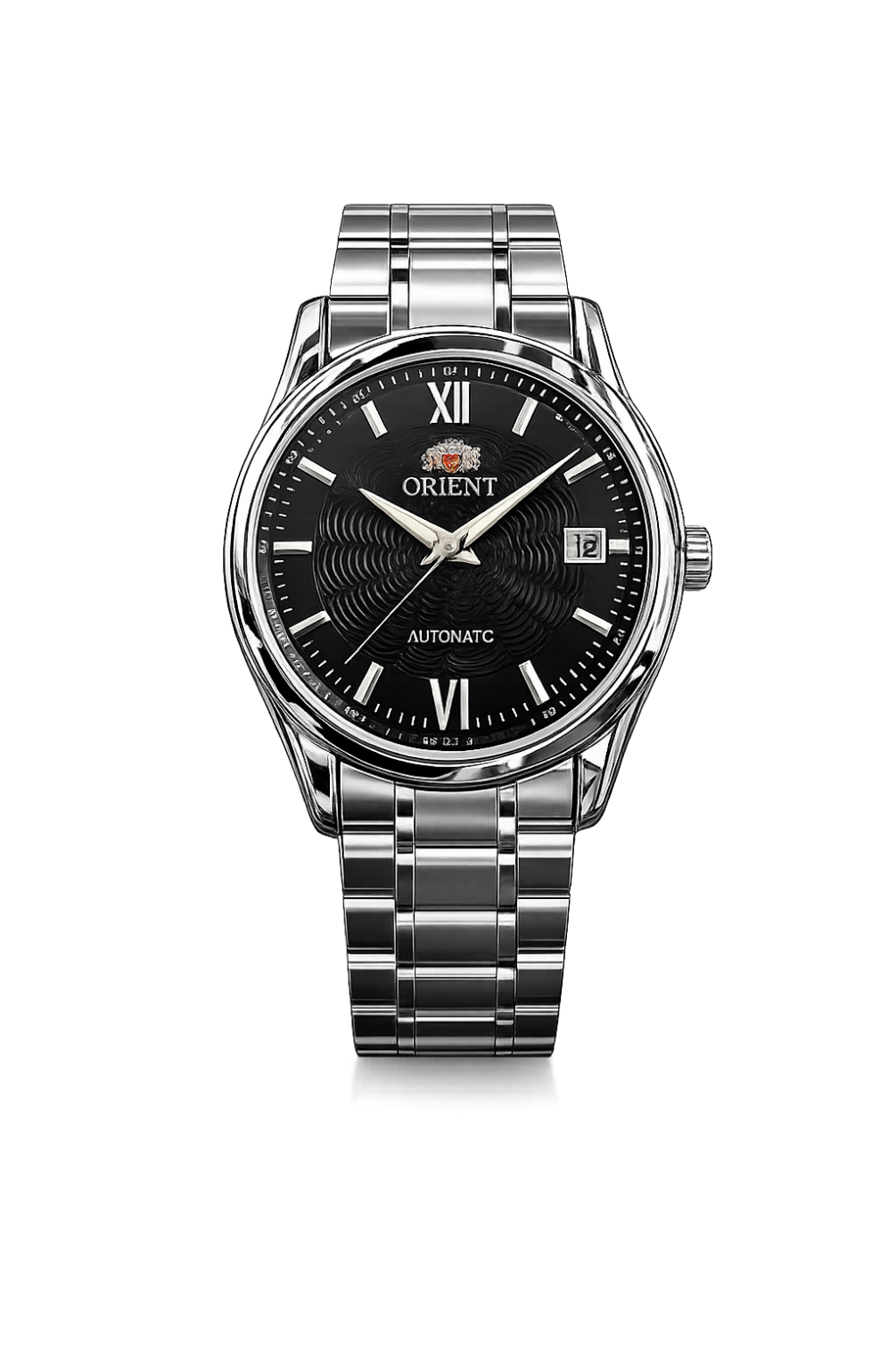 Orient Double Lion Classic Silver/Black Automatic Watch